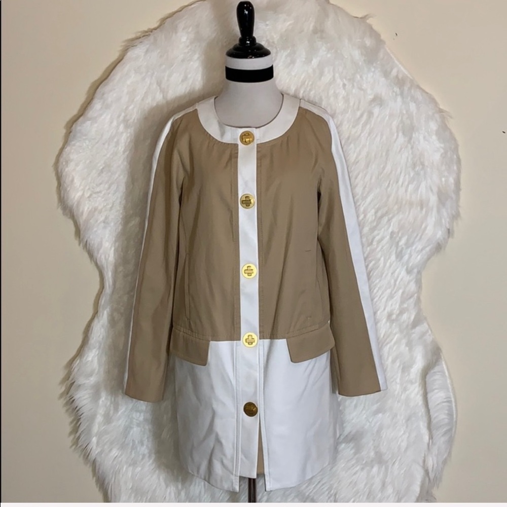 Anthropologie Leifsdottir White Leather Cotton - Gem